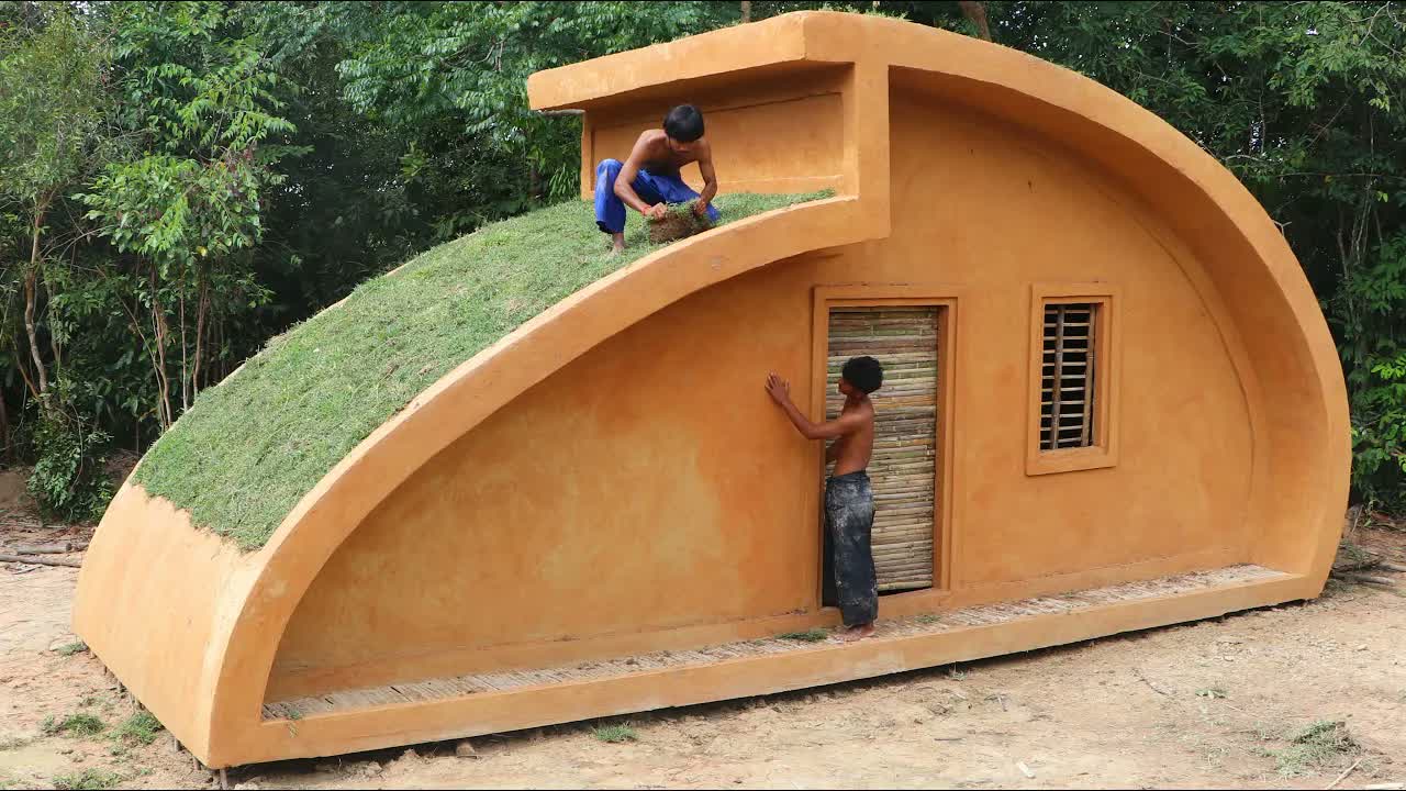 He couldn't afford a millionaire's house - so he built one himself