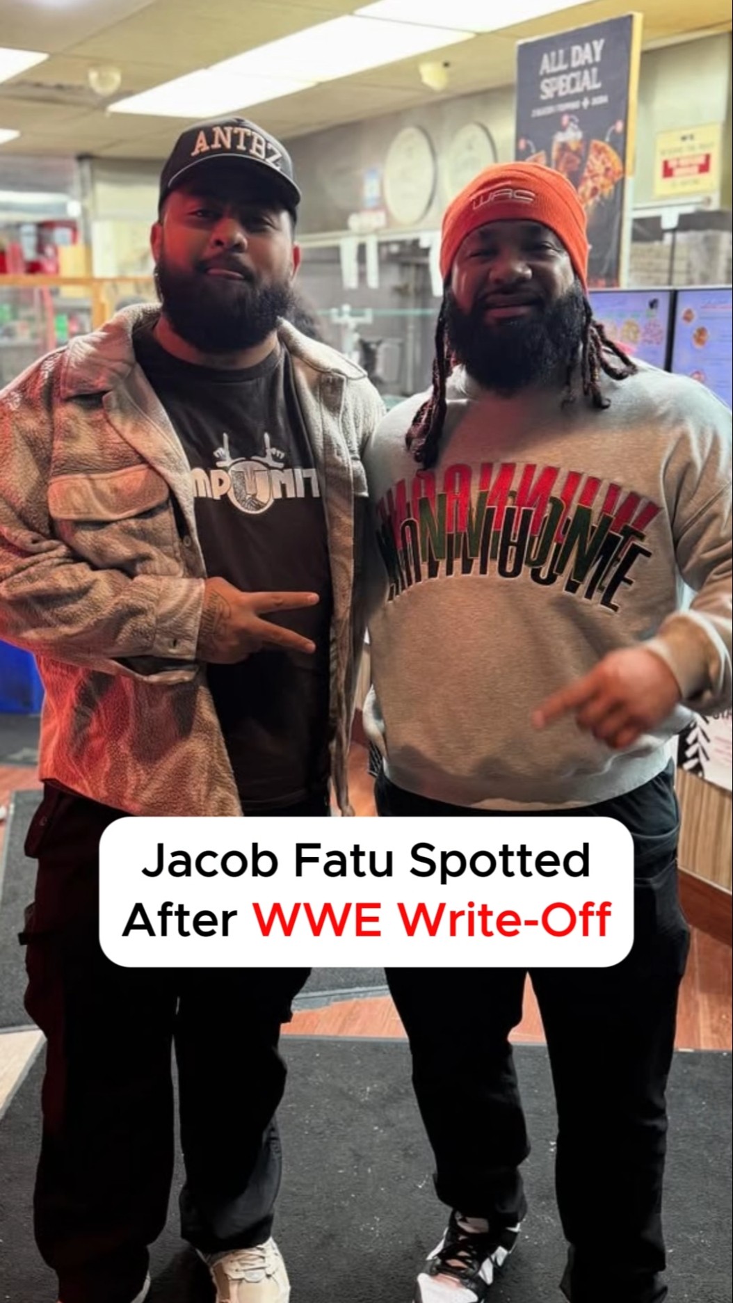 Jacob Fatu spotted with Bloodline family after WWE write-off!