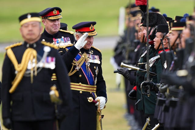 King marks ‘important new chapter’ for newly formed Gurkha artillery unit