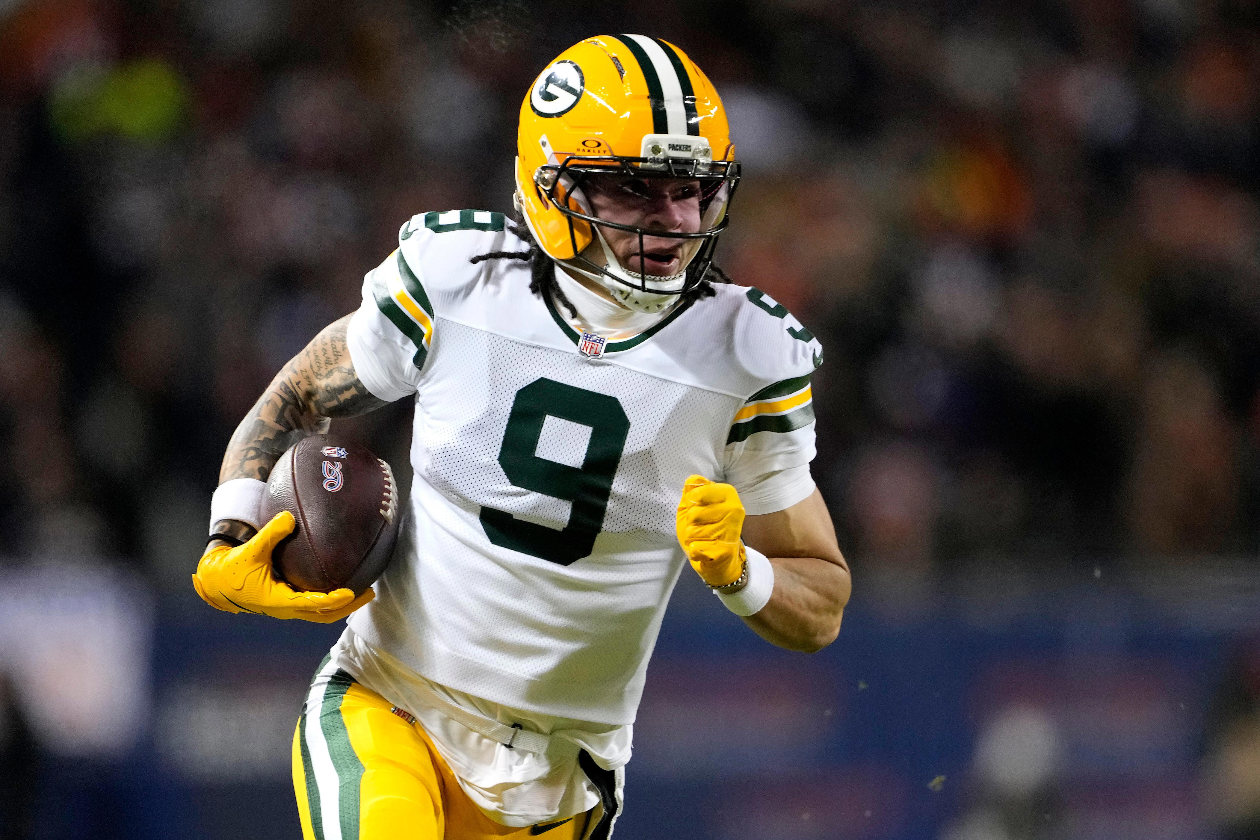 How Christian Watson became $27M receiver: Numbers behind 2025 jump