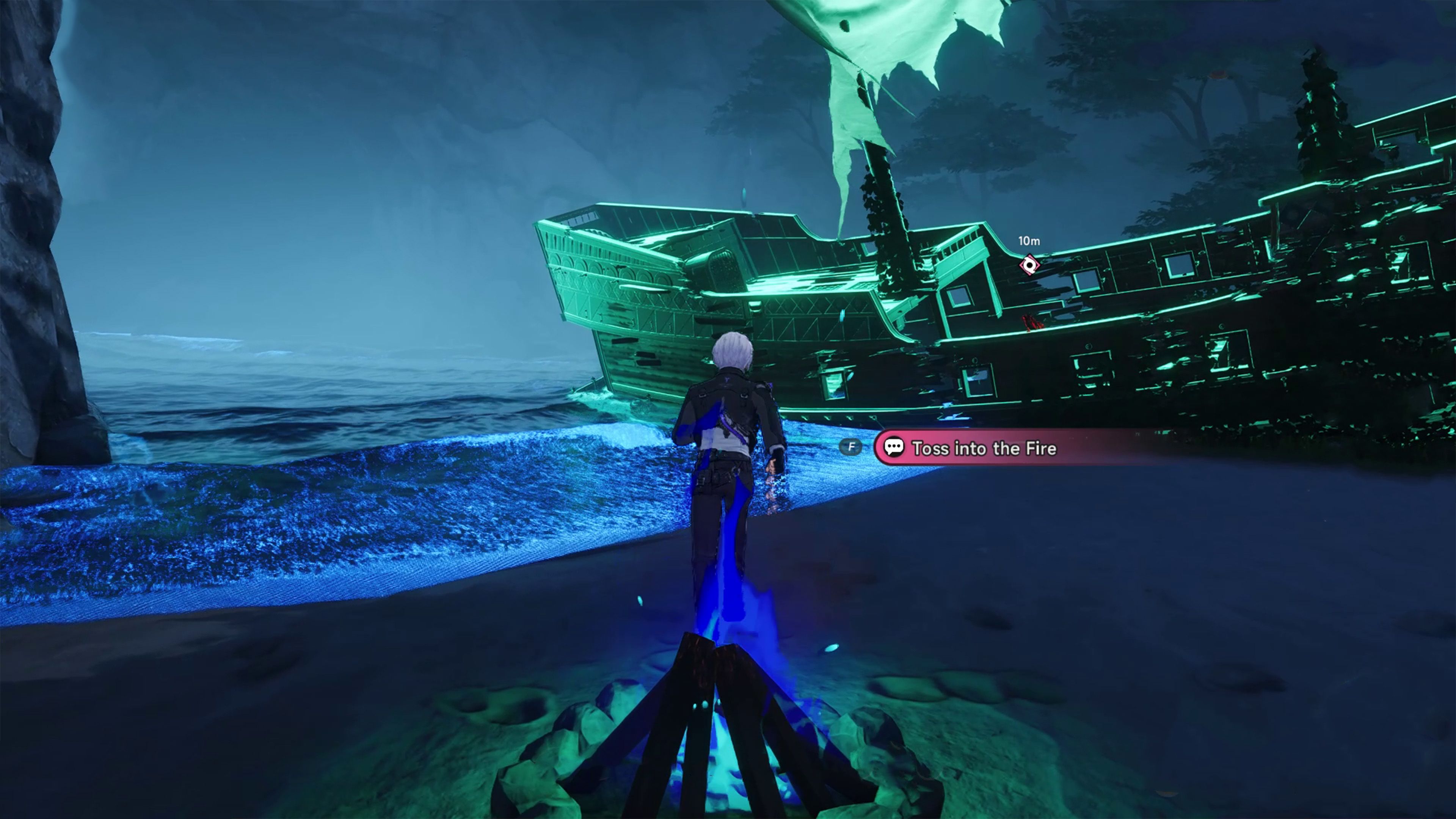 Great Jerry strange tales in NTE (Bonfire's rusted blade location)
