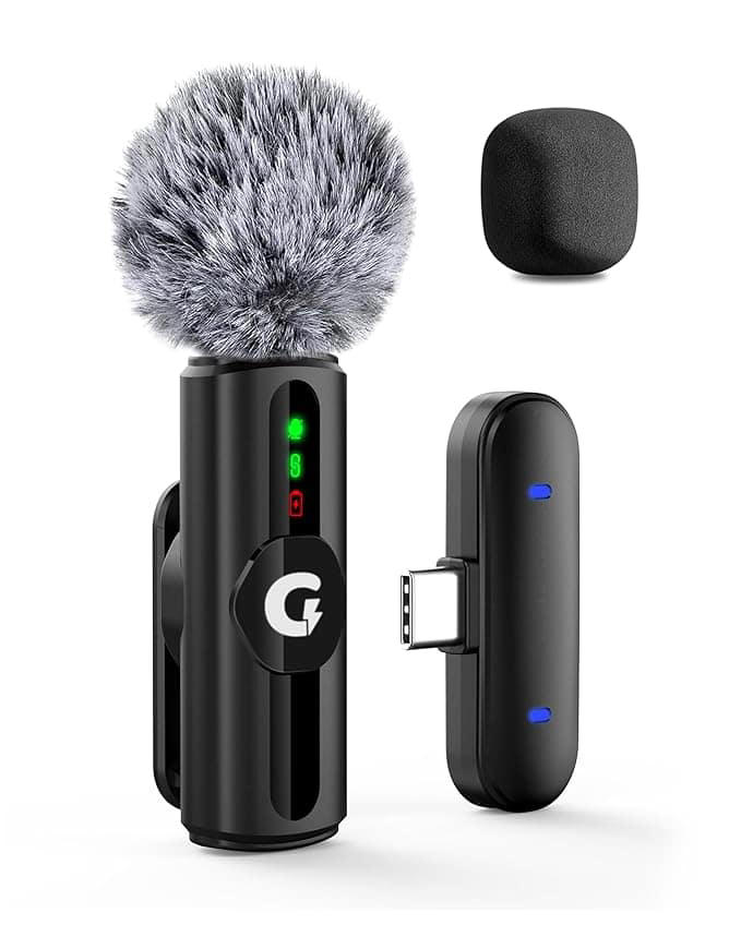 Wireless microphones on Amazon for content creation