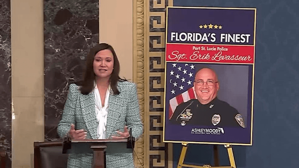 Sen. Ashley Moody honors Port St. Lucie Sgt. Levasseur with Florida's ...