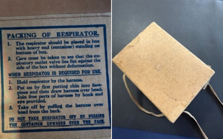 Rare World War II 'Mickey Mouse' child's gas mask discovered 80 years later