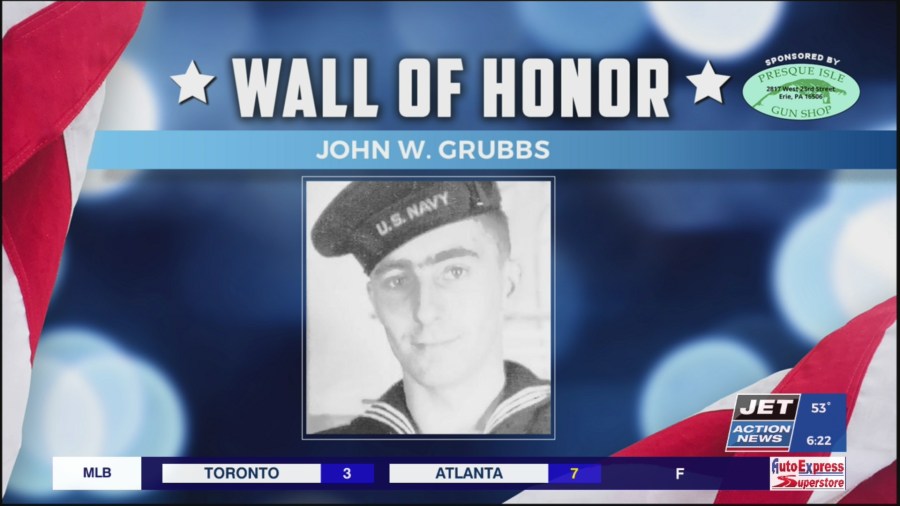 Wall of honor: John W Grubbs