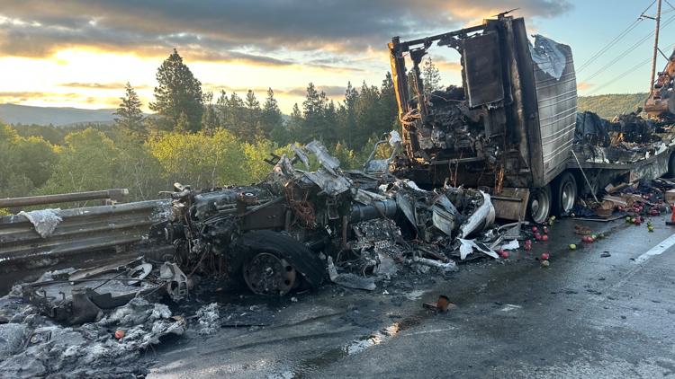 Westbound I-90 reopens after after semi-truck fire near Cle Elum