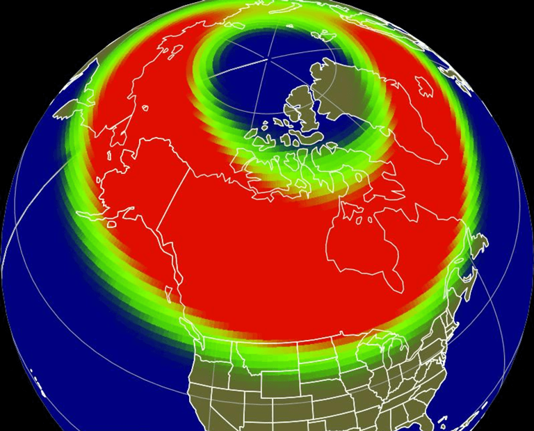 Northern lights could be seen from almost every place in Canada tonight