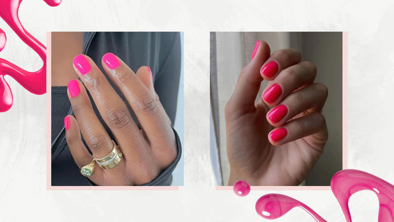 Hot pink nails are making a comeback for summer - here's how to wear ...