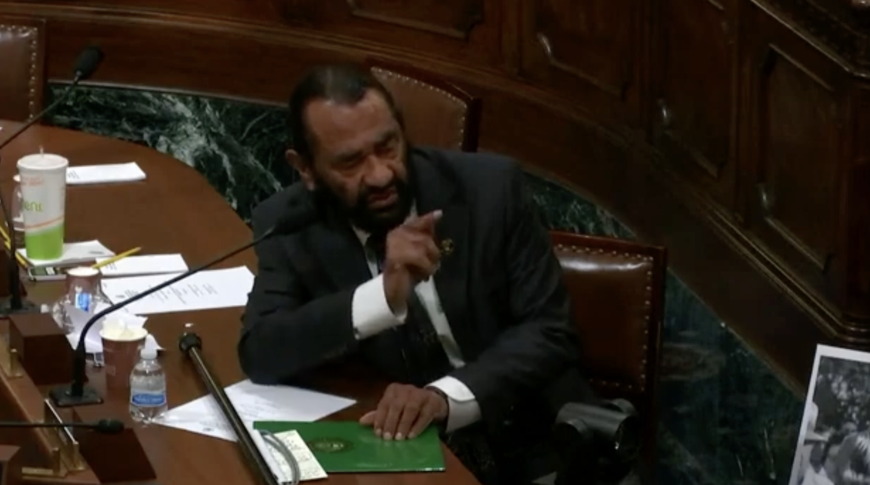 'Ask him to shut up!': Rep. Al Green gets into heated exchange with ...