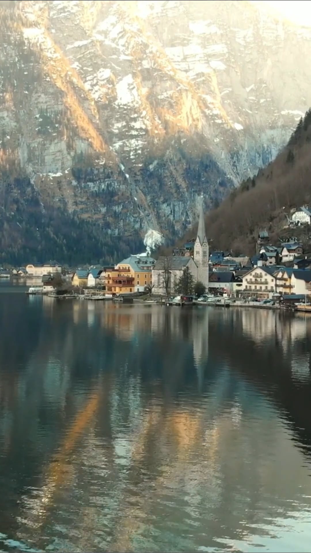 Drone flight over Hallstatt: Austria’s fairytale lakeside village