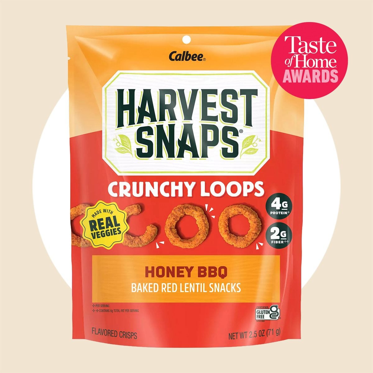 These crunchy honey barbecue snacks taste like the perfect barbecue chip