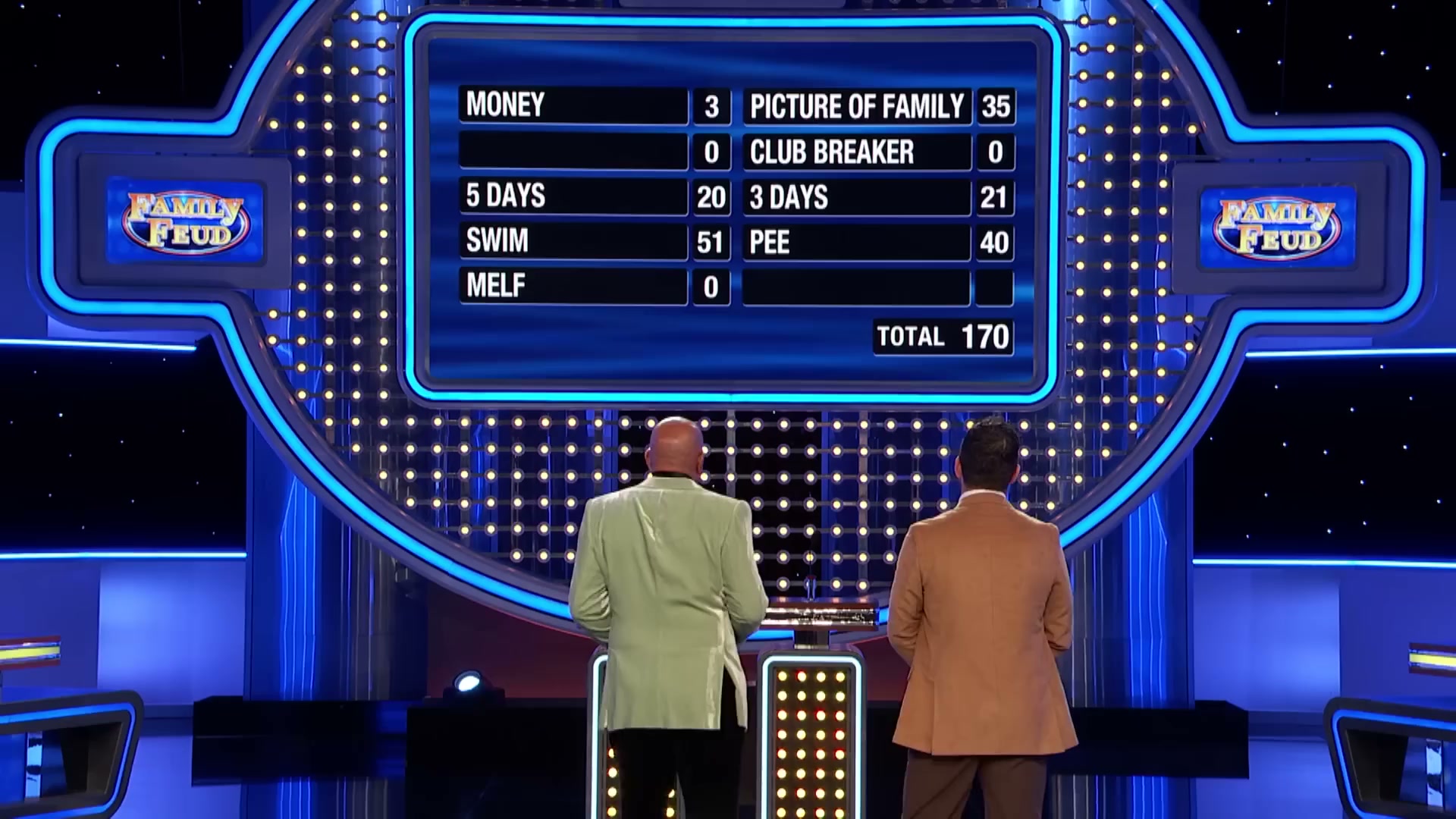 30 points stand between Vince and victory. $20K?