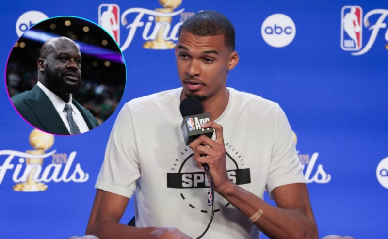 Shaquille ONeal calls out Victor Wembanyama after Spurs lose Game 1