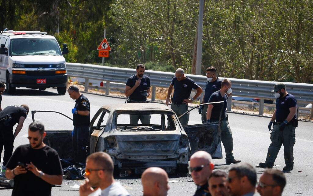 Ex-husband of woman killed in car bomb arrested
