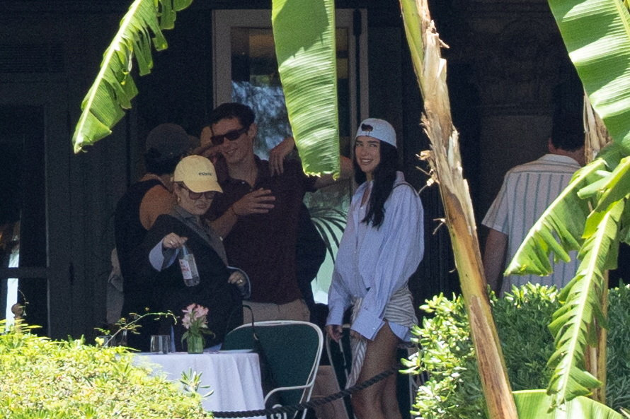 Dua Lipa and Callum Turner kickstart their Italian wedding weekend at 5 ...