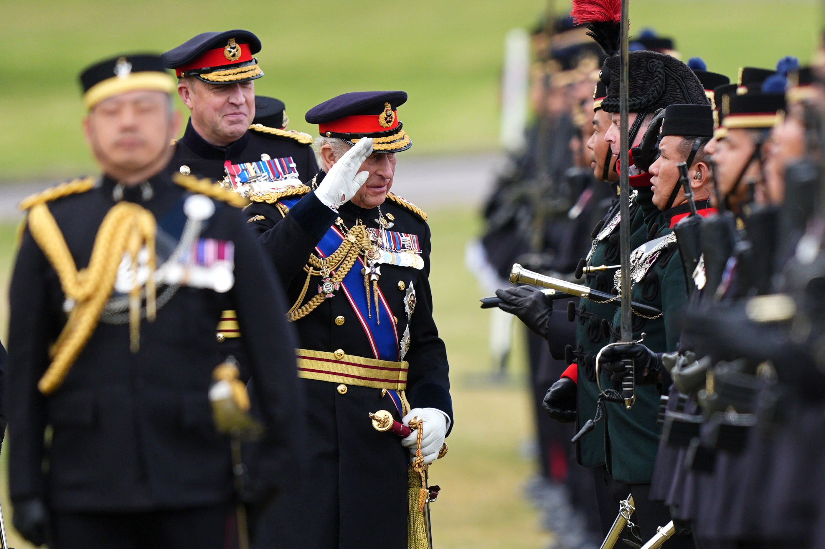 King marks ‘important new chapter’ for newly formed Gurkha artillery unit