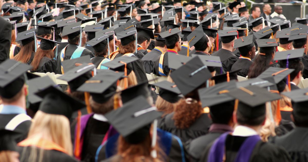 Watch: Chaos erupts at high school graduation when graduates begin ...