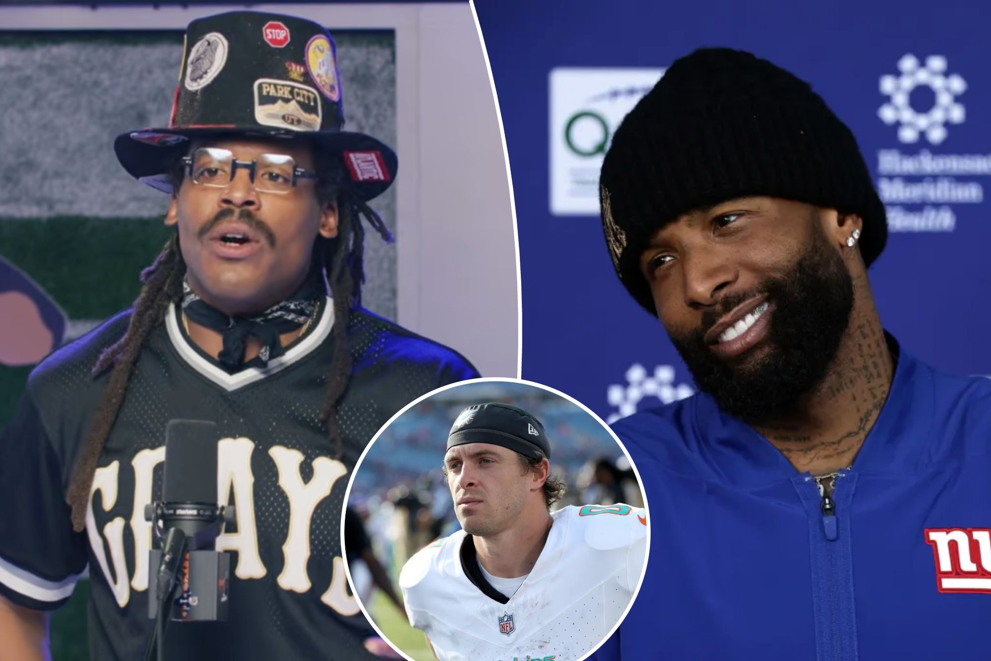 Cam Newton pouring cold water on Giants despite offseason frenzy ...