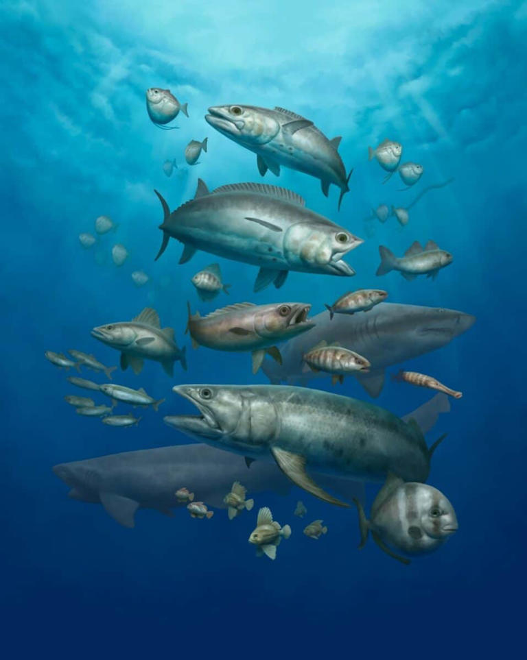 Scientists uncover a “petrified aquarium” containing nearly 500 ...