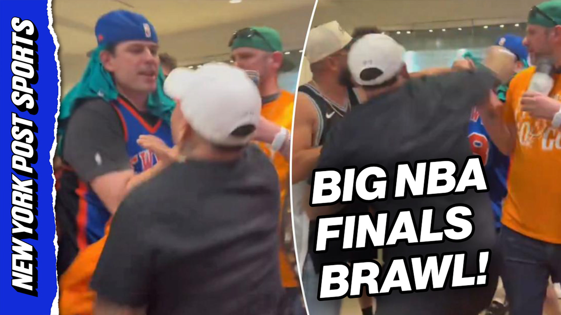 Knicks, Spurs fans in heated arena scrap during Game 1 of NBA Finals