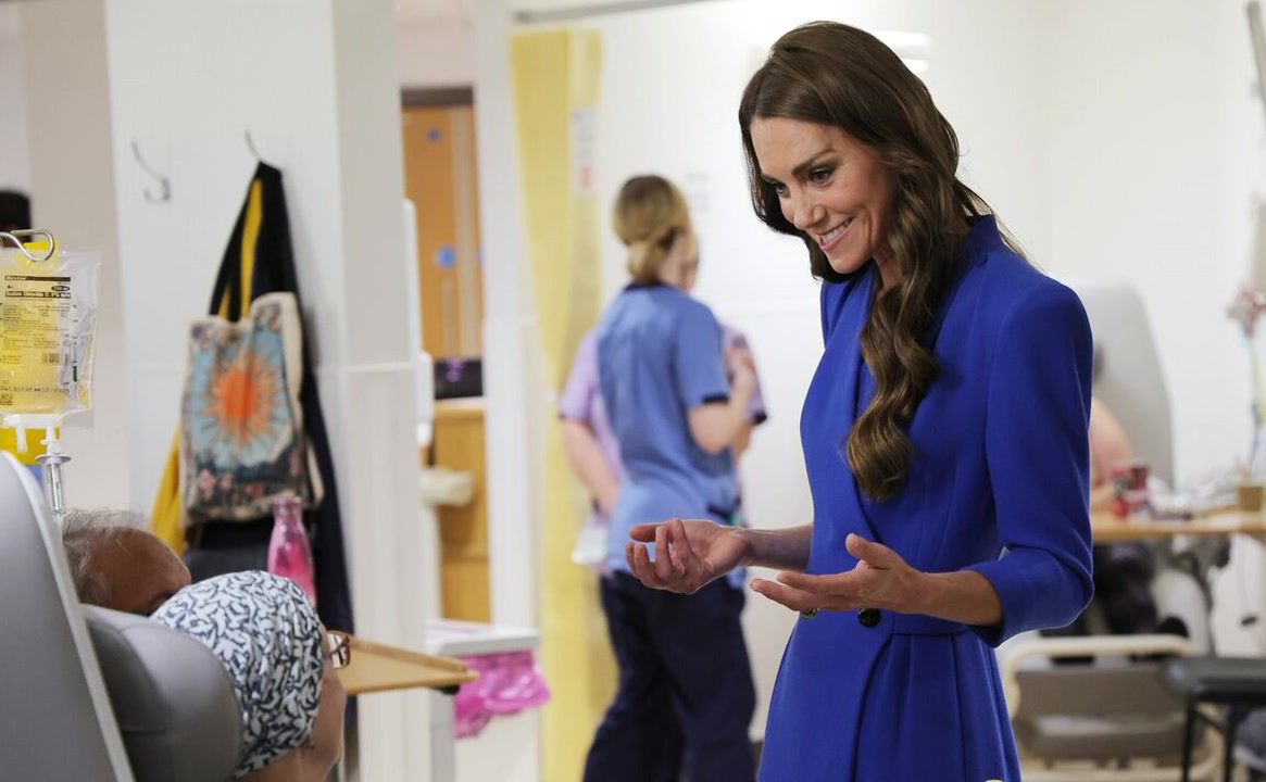 Princess Kate visits Manchester cancer hospital
