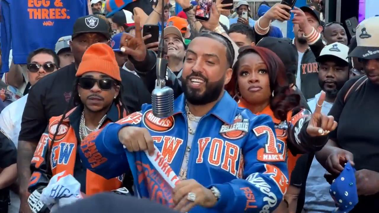 Knicks fans chant 'Knicks in four' after finals opener victory