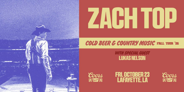 Award-winning country singer Zach Top coming to Louisiana: See where
