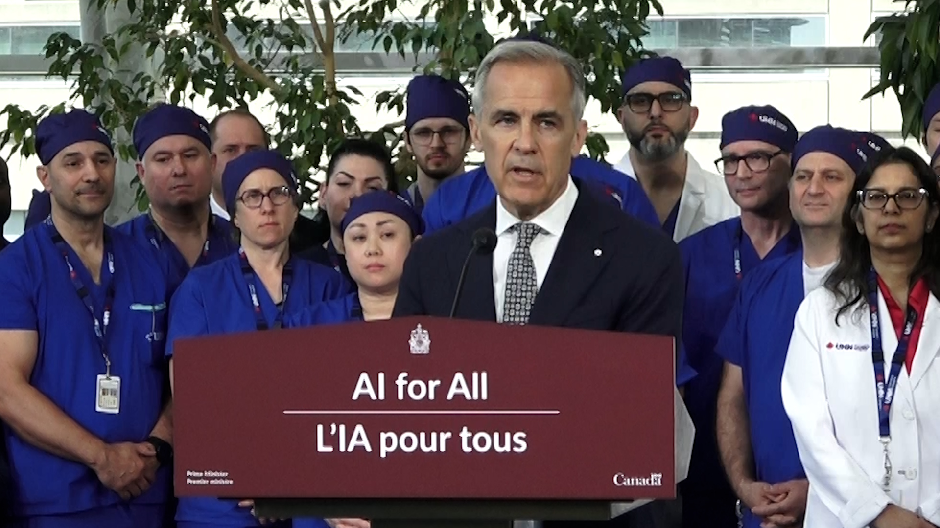 Prime Minister Mark Carney announces Canada’s AI strategy