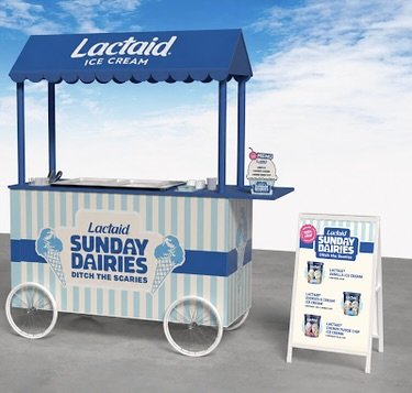 Lactaid ‘Sunday Dairies’ ice cream cart, NYC