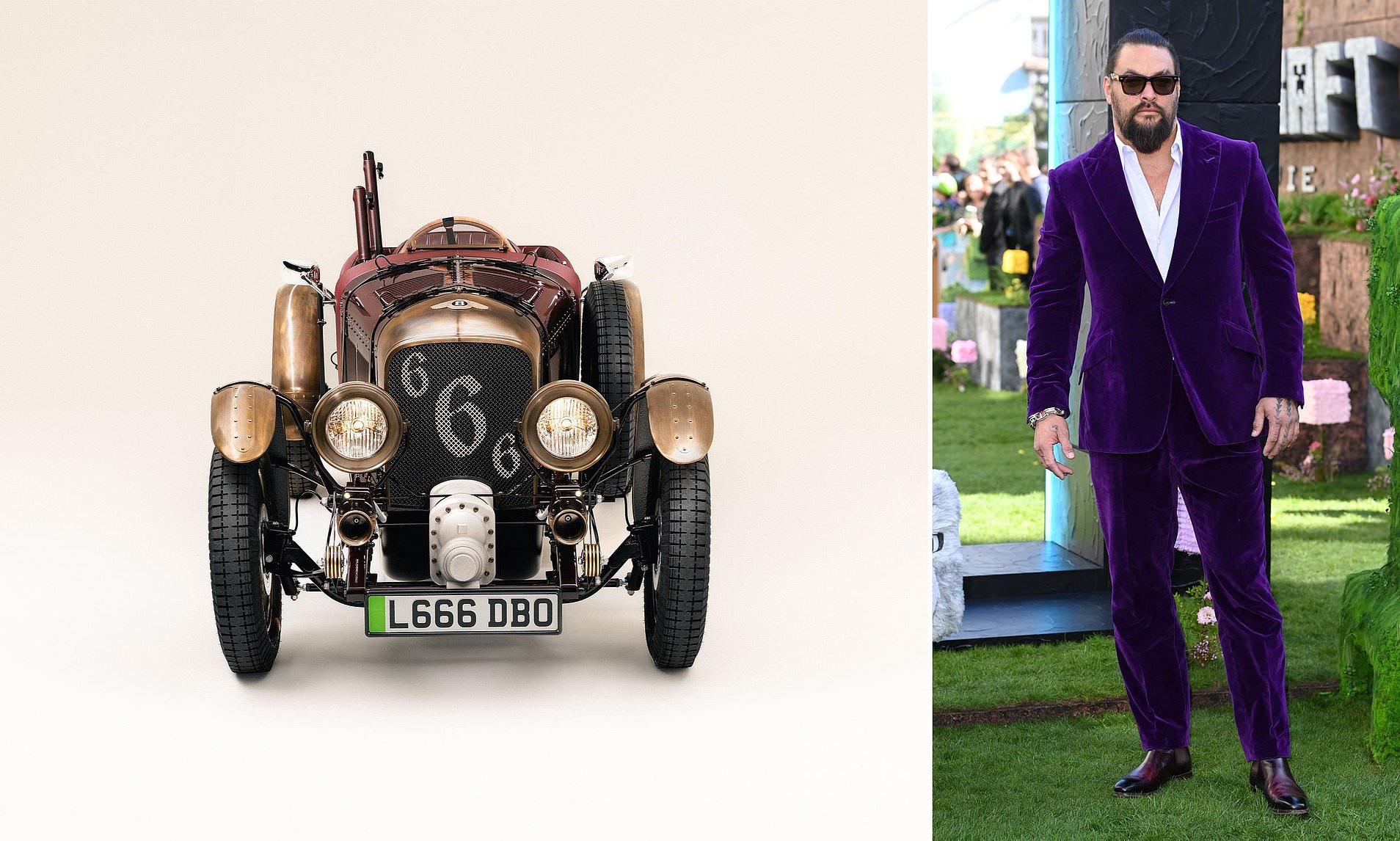British company builds tiny vintage Bentley for 6ft4 actor Jason Momoa