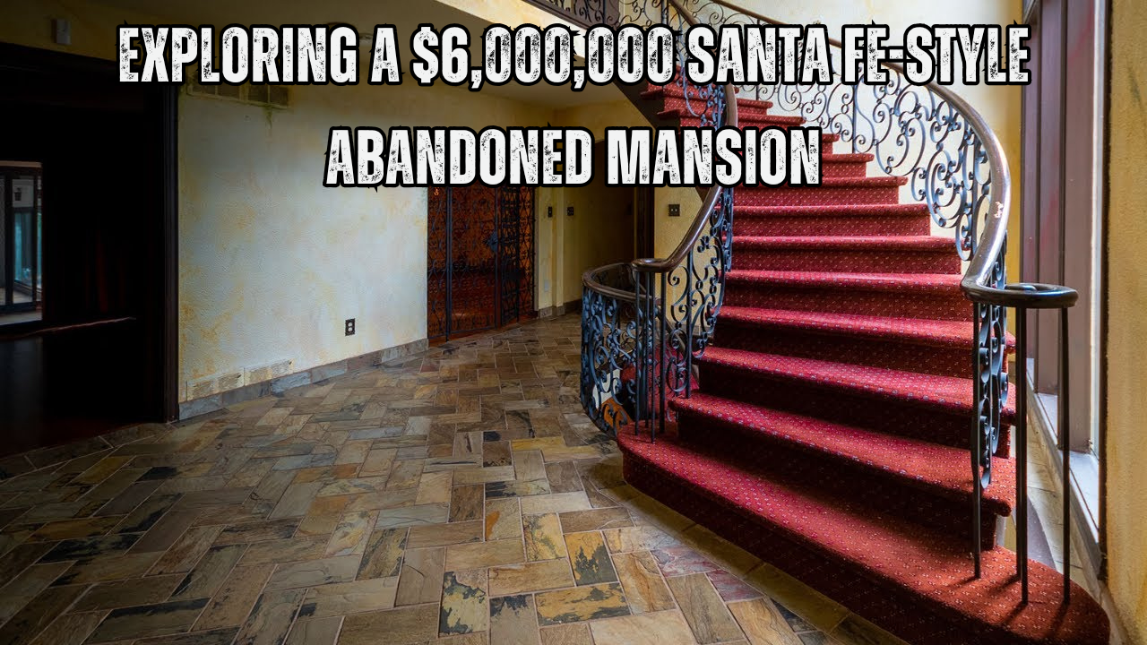 Exploring a Santa Fe–style abandoned mansion: Forgotten luxury and ...