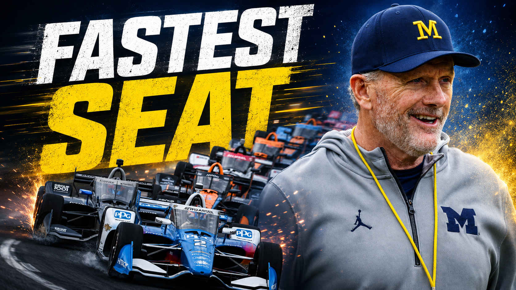 Michigan Head Coach Kyle Whittingham Gets Behind the Wheel at 2026 ...