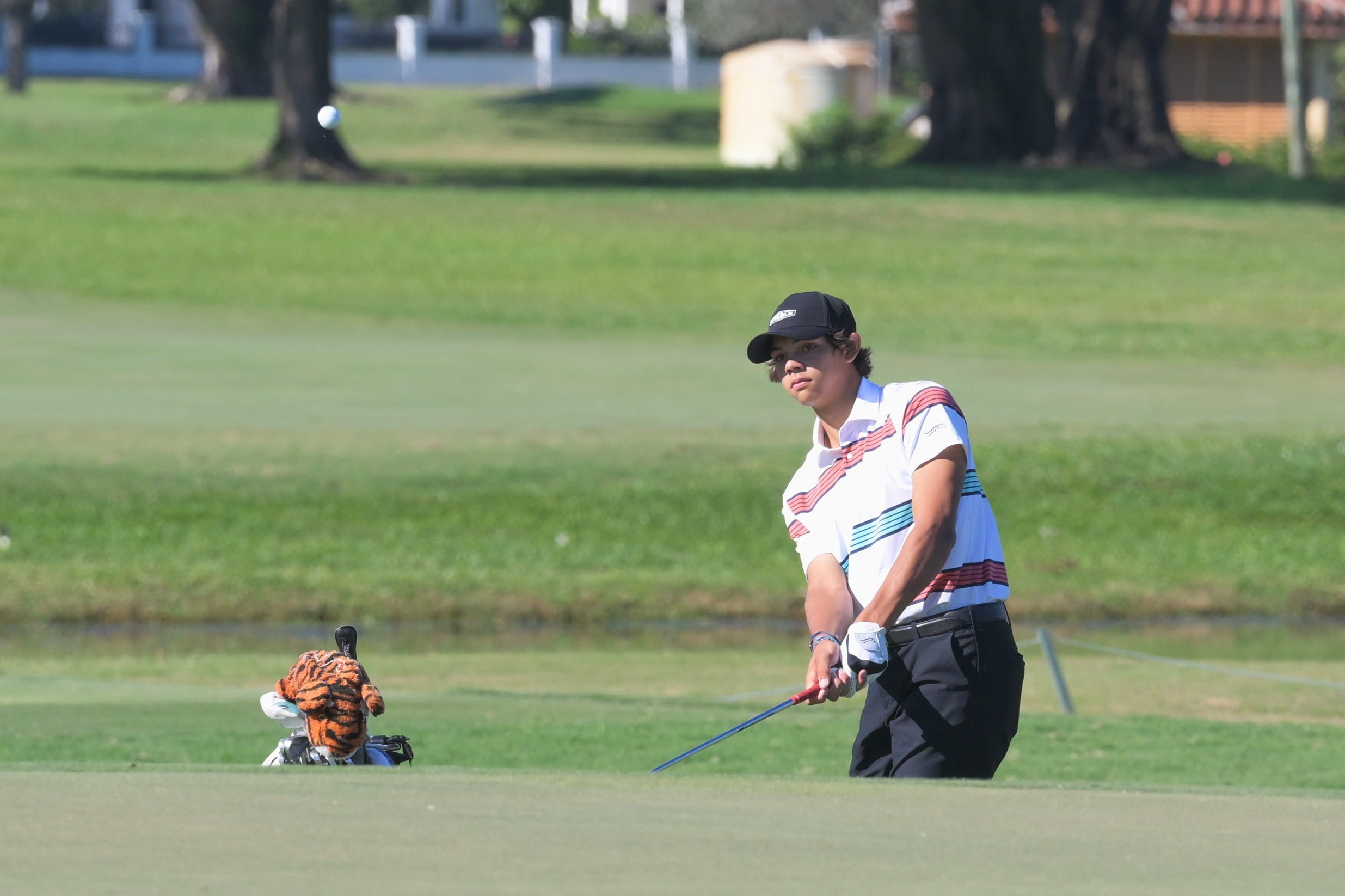 Charlie Woods plummets in rankings but eyes big junior golf summer