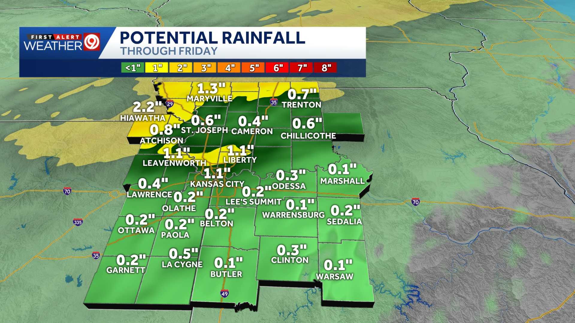 Kansas City weather live updates: Severe storms moving through northern ...