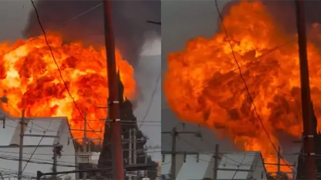 Fuerte explosión de pipa de gas LP obliga a desalojo en Tepeaca