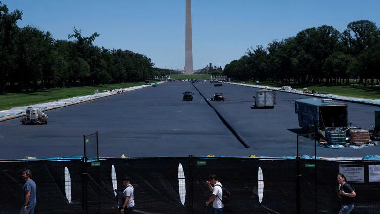 Social media reacts to Trump's Lincoln Memorial Reflecting Pool sizing ...