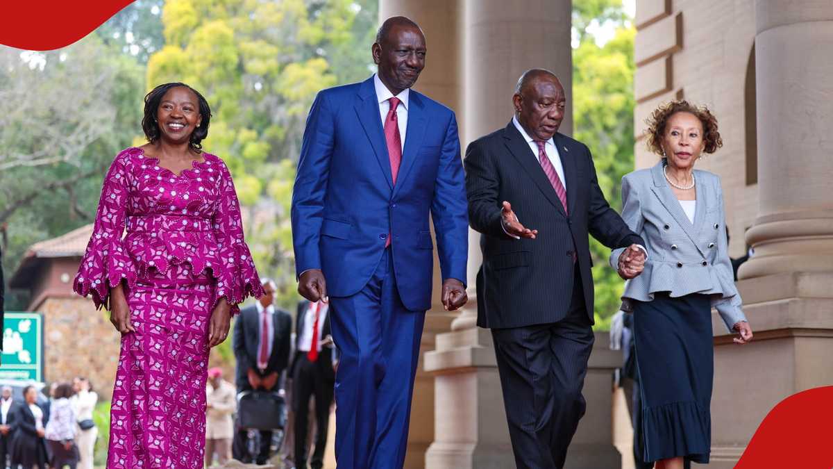 Kenyans hilariously ask William Ruto to mimic Cyril Ramaphosa, hold ...