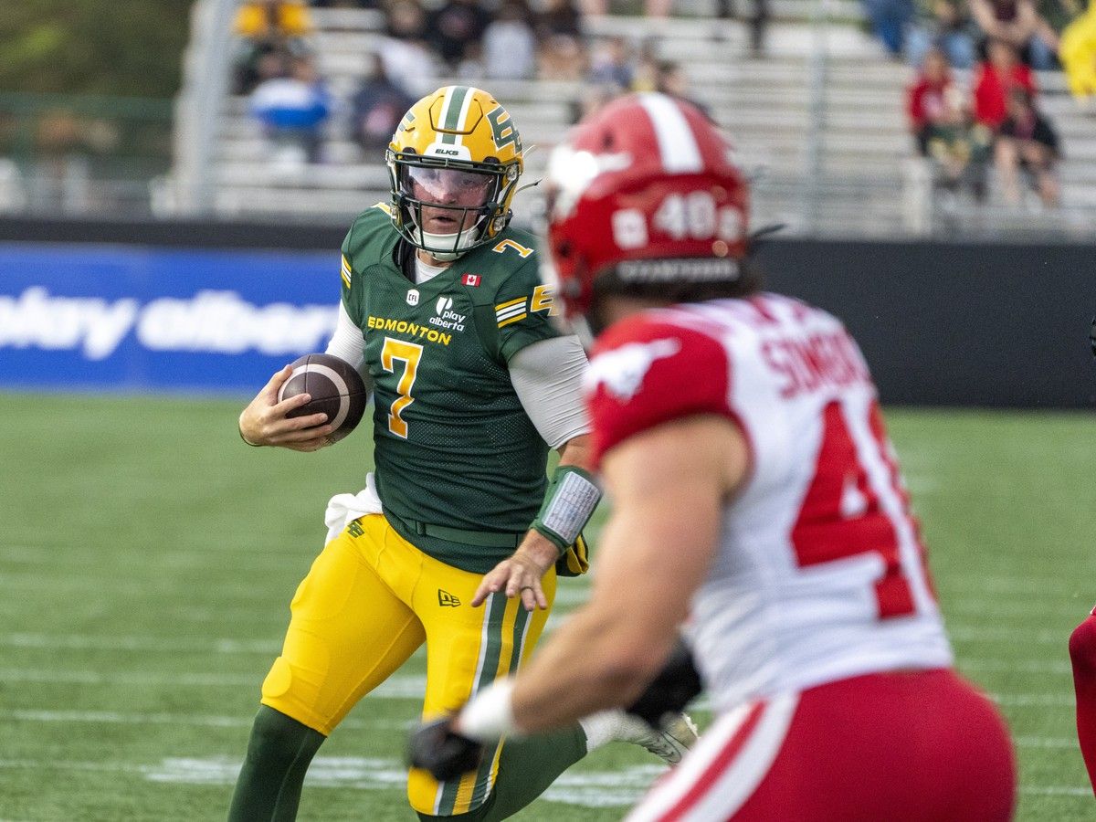 Unlike last year, Edmonton Elks going with their best QB to open season