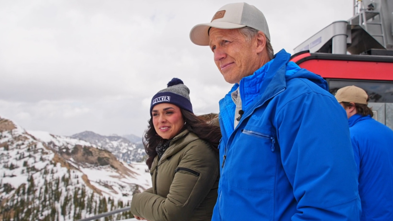 Dan shows Jiani the beauty of Utah's mountains