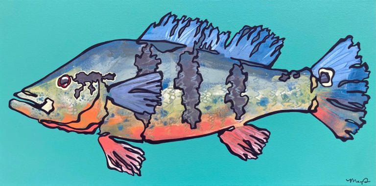 Virginia artist captures the awe in the ordinary; paints fish and ...