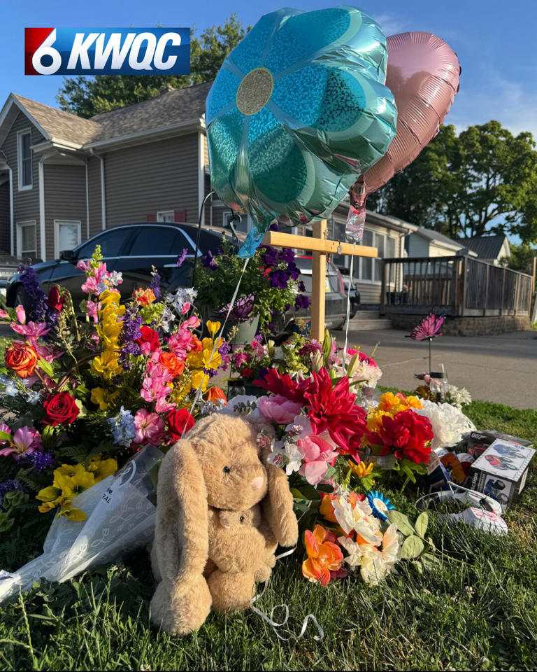 Muscatine neighbors create growing memorial to remember McFarland ...