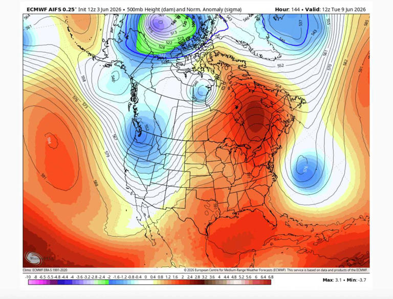 A massive Pacific jet stream could shake up California weather
