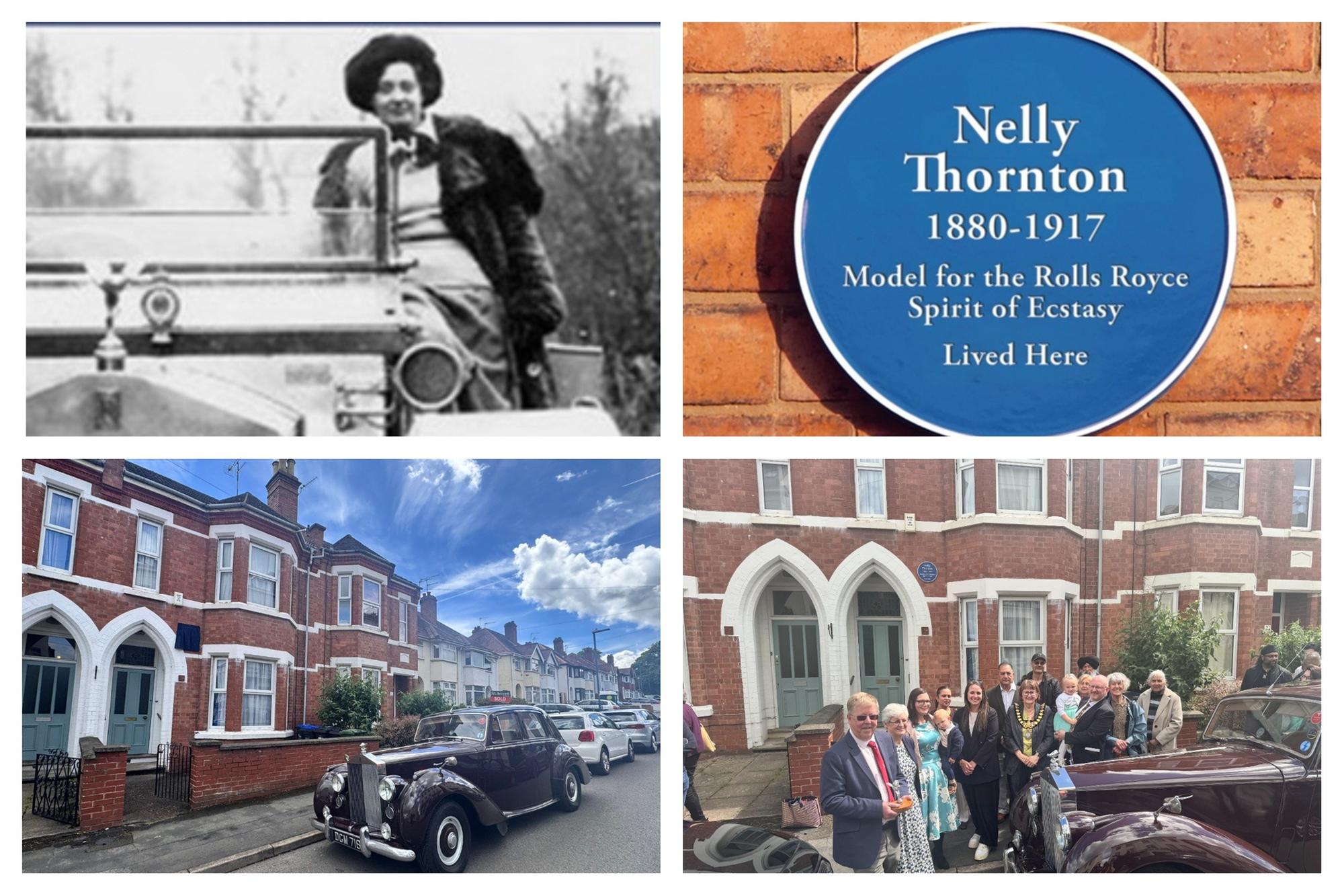 Blue plaque honours Leamington woman behind the Rolls-Royce Spirit of ...