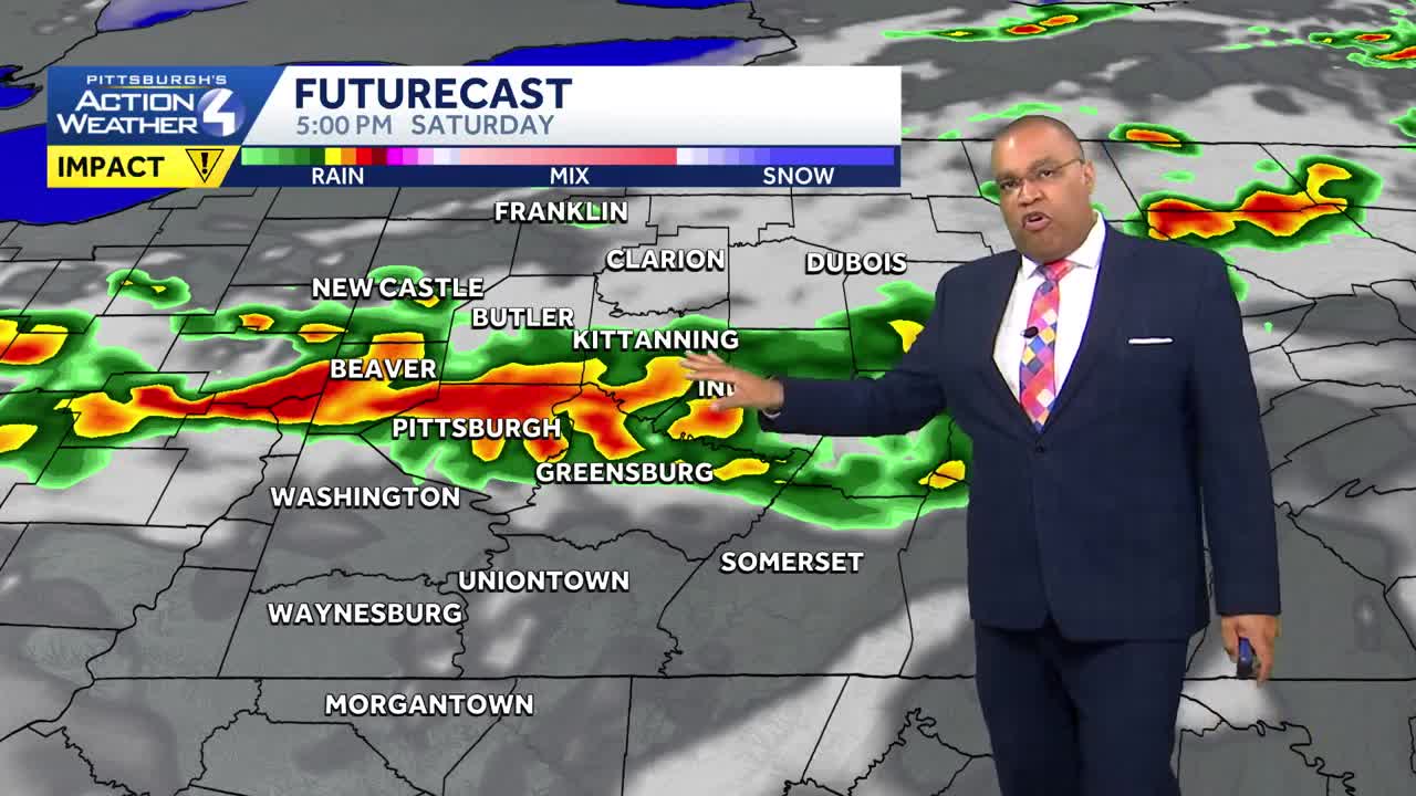 June 4 forecast: Impact Day Saturday with rain and storms in Pittsburgh