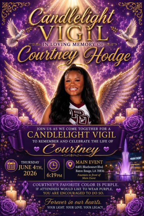Candlelight vigil to honor LSU student killed in car crash