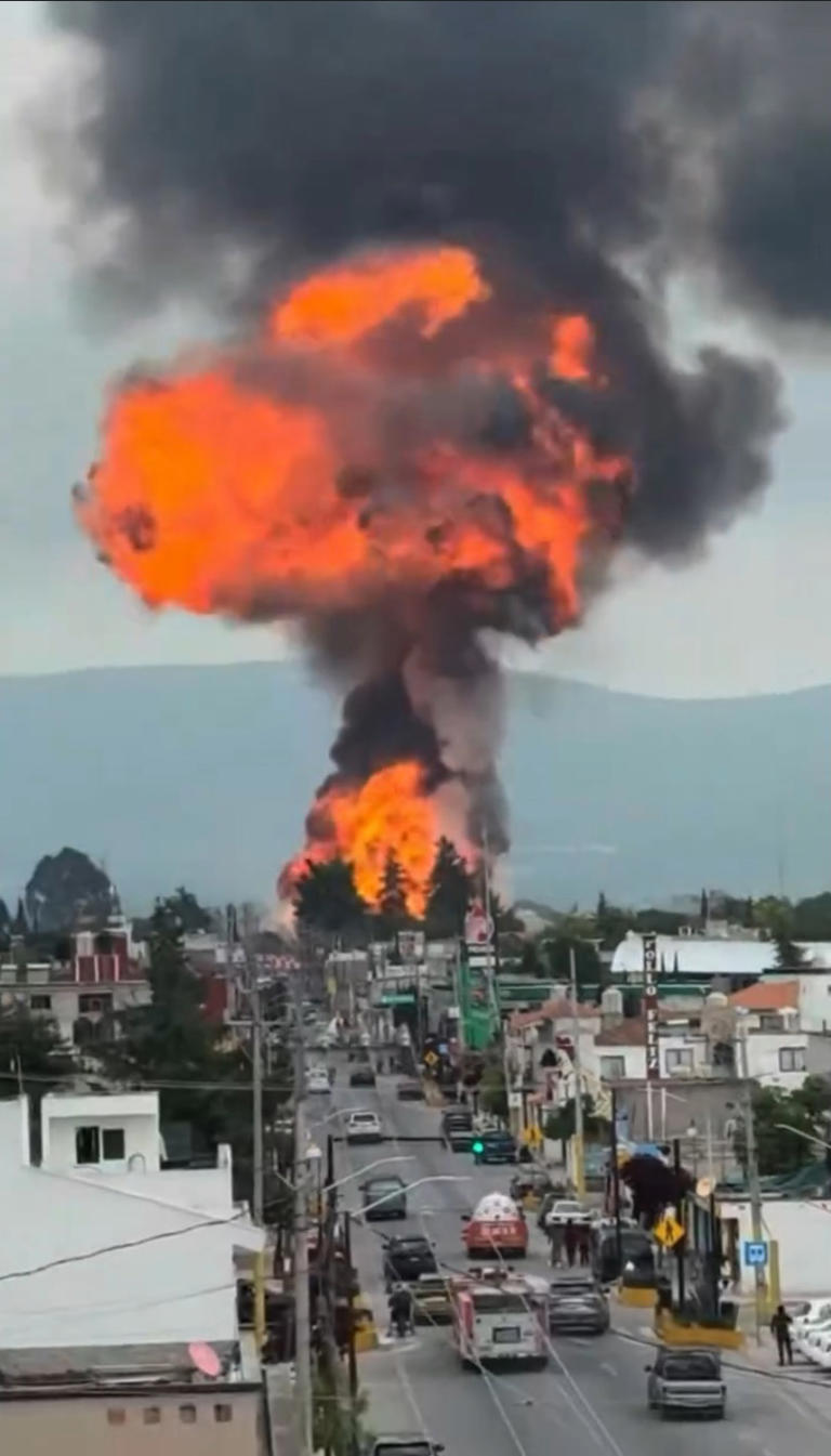 Gas tanker hauling stolen fuel explodes into fireball, creates raging ...