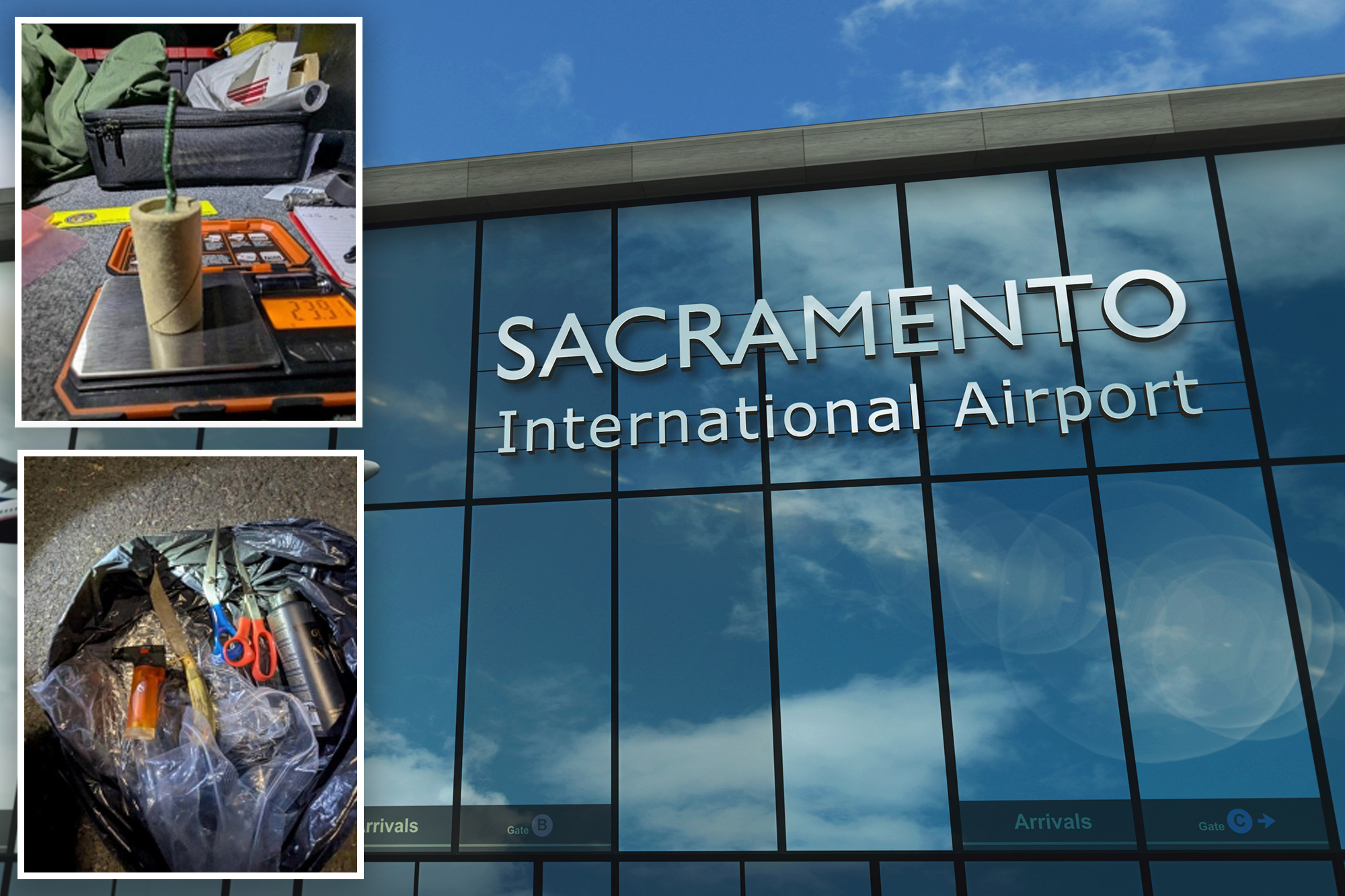 Chilling six-word text Sacramento airport ‘bomber’ had on his cell when ...