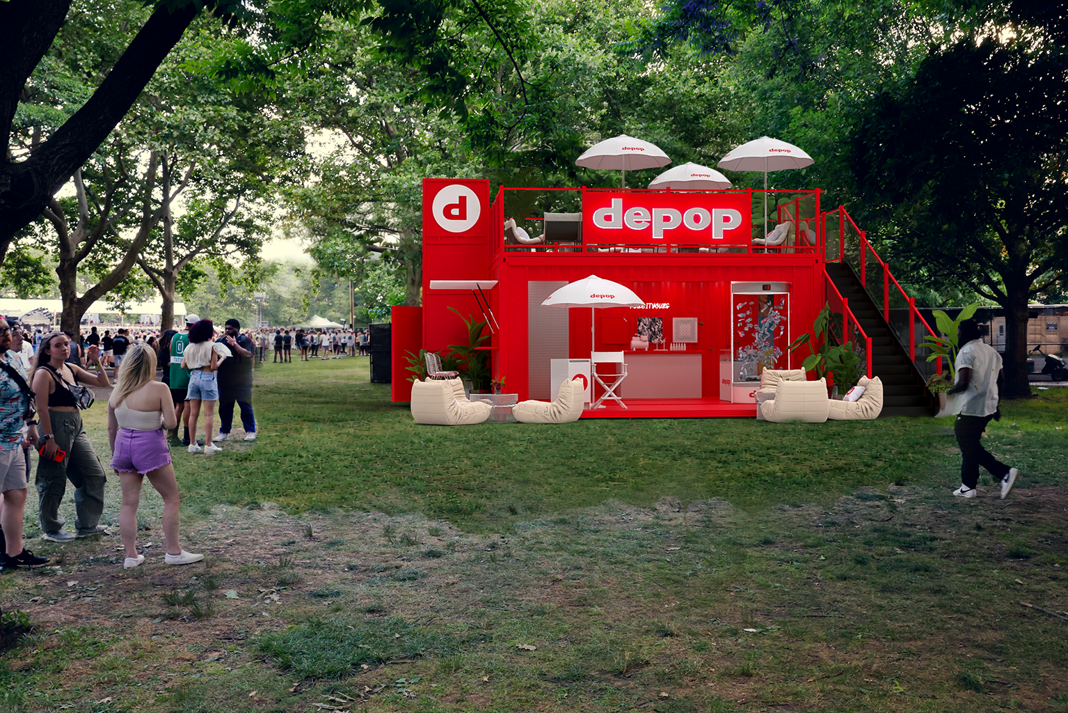 Depop brings AI-powered pop-up experience to Governors Ball 2026