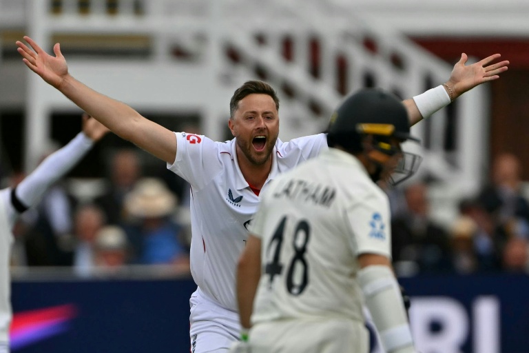 Four-wicket Robinson sparks New Zealand collapse in 1st test after ...