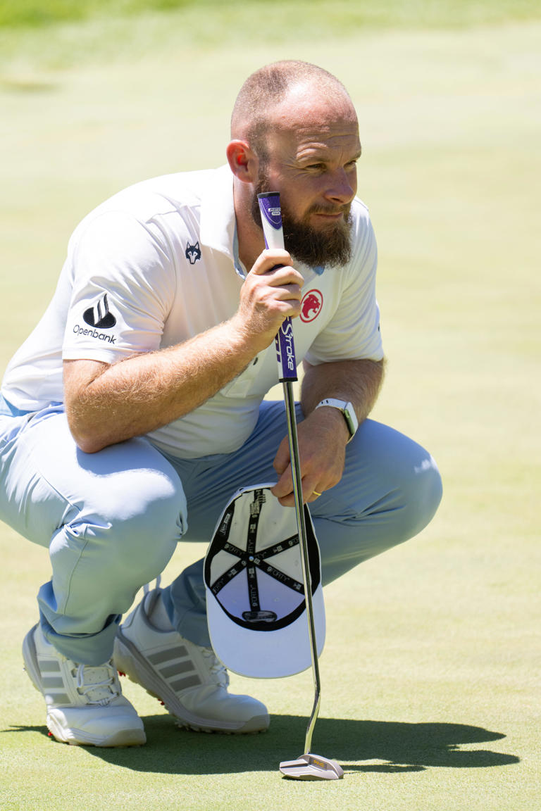 New dad Tyrrell Hatton finds lead at LIV Golf event in Spain